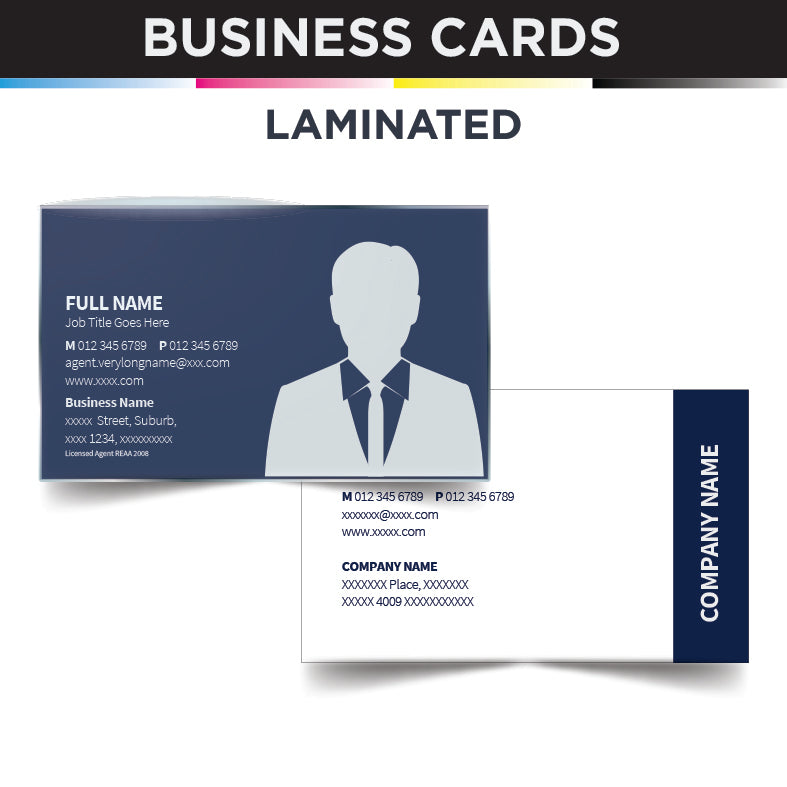 Laminated - Business card 90x55mm