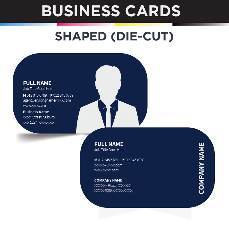 Shaped Business card 90x55mm