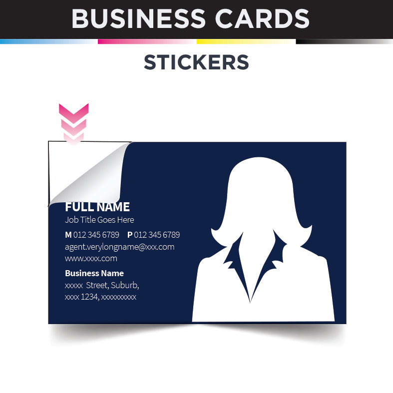 Stickers - Business card 90x55mm